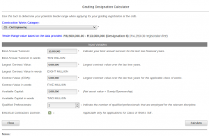 CIDB Grading (How it works)